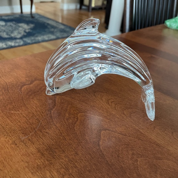 Waterford Crystal | Accents | Waterford Crystal Dolphin Figurine | Poshmark